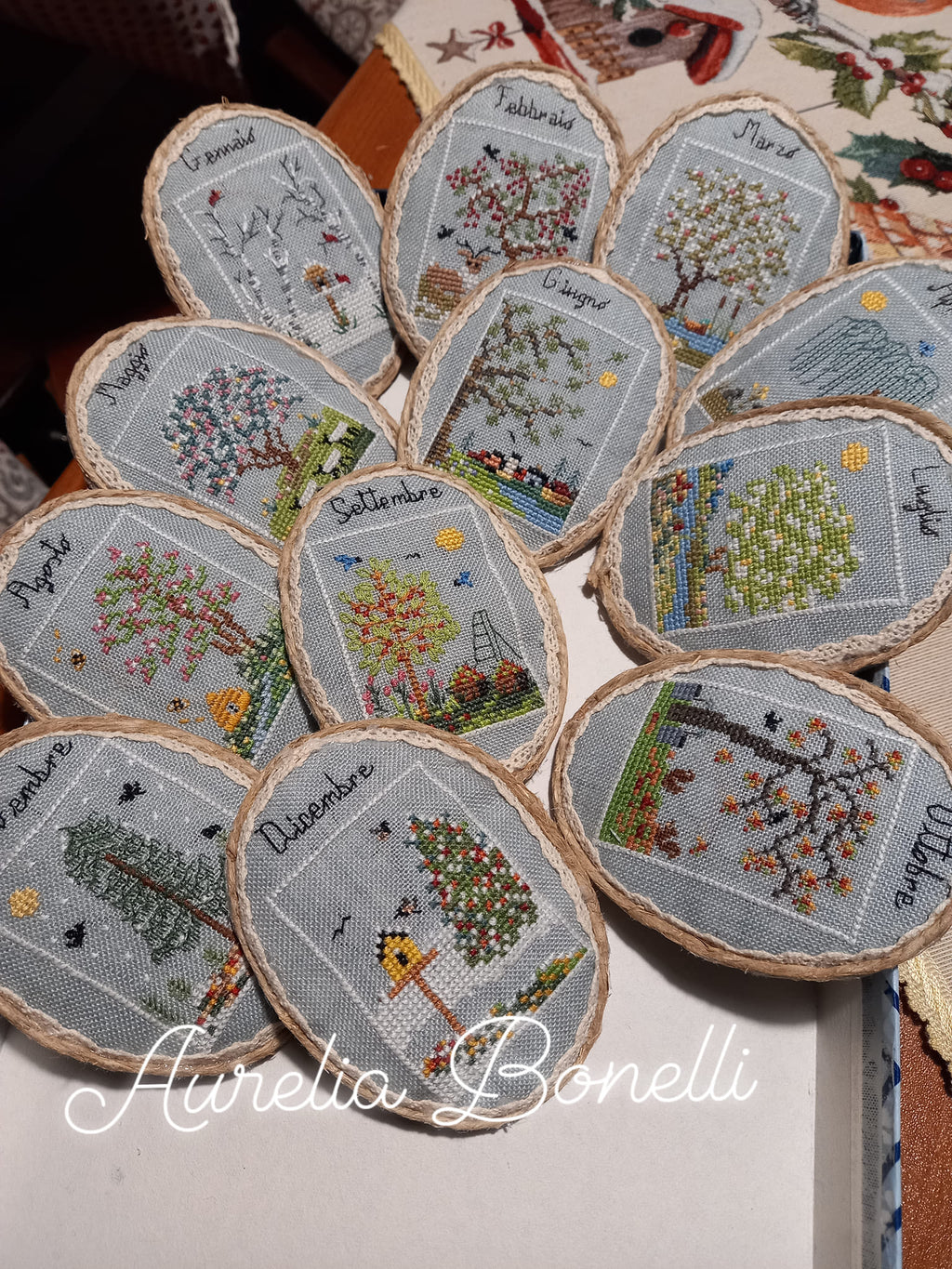 Monthly Trees - Creative Collection - Cross Stitch Pattern - PDF Downl ...