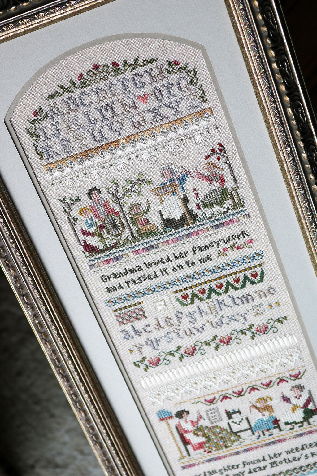 Heirloom Stitching Sampler - Embroidery and Cross Stitch Pattern - PDF ...