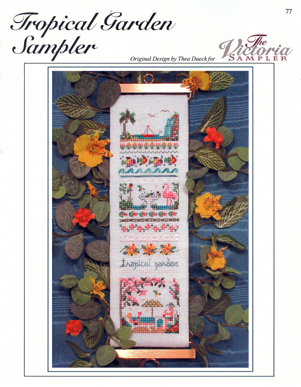 Tropical Garden Sampler - Victorian Garden Series - Embroidery and Cro ...