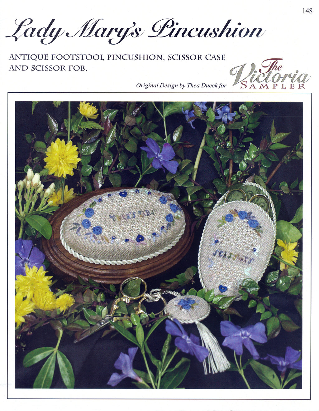 Lady Mary's Pincushion - Victorian Pincushion Series - Embroidery and ...