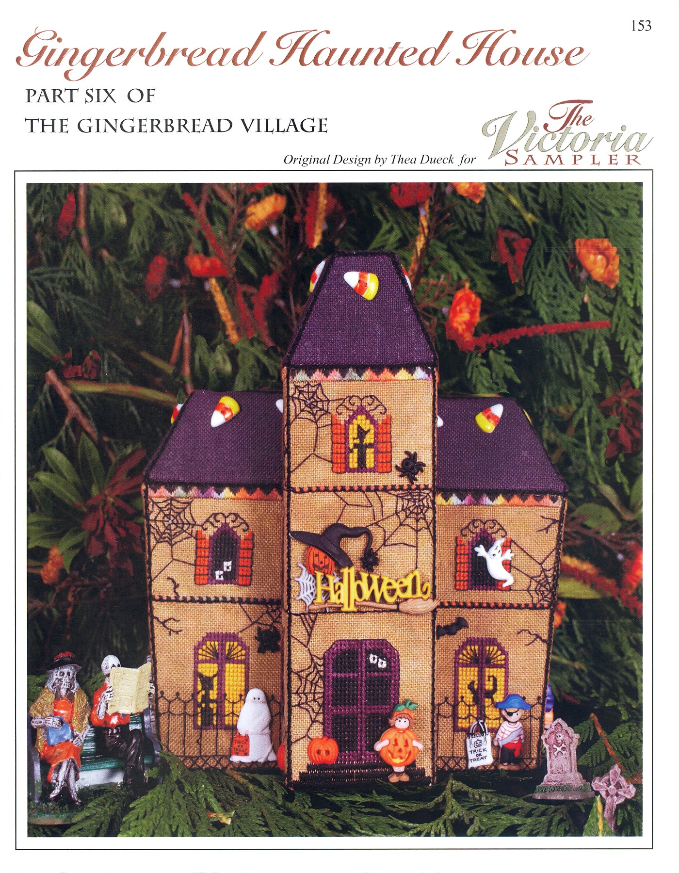 Gingerbread Haunted House - Gingerbread Village 6 - Halloween Embroide ...