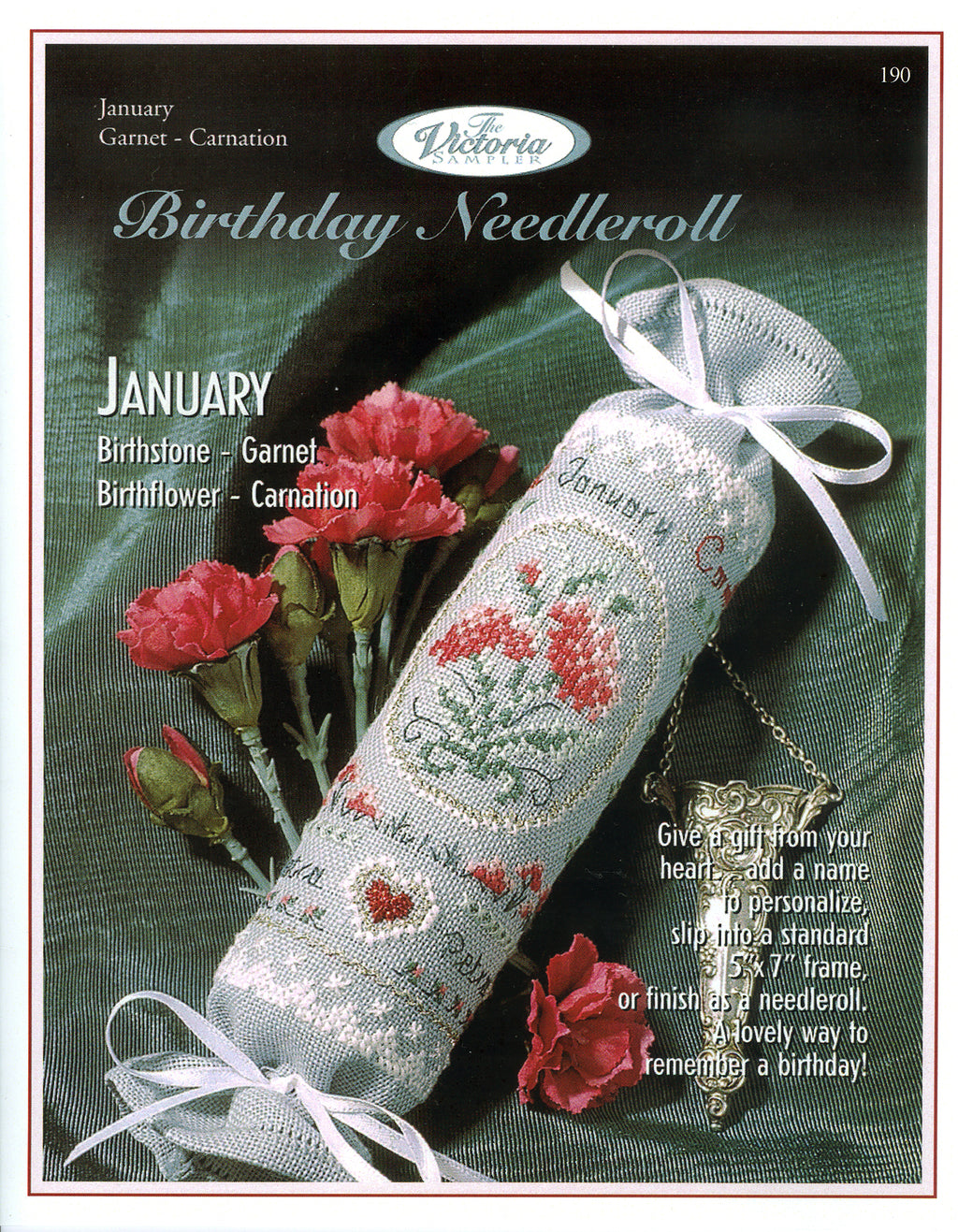 Birthday Needleroll Sampler - January - Embroidery and Cross Stitch Pa ...