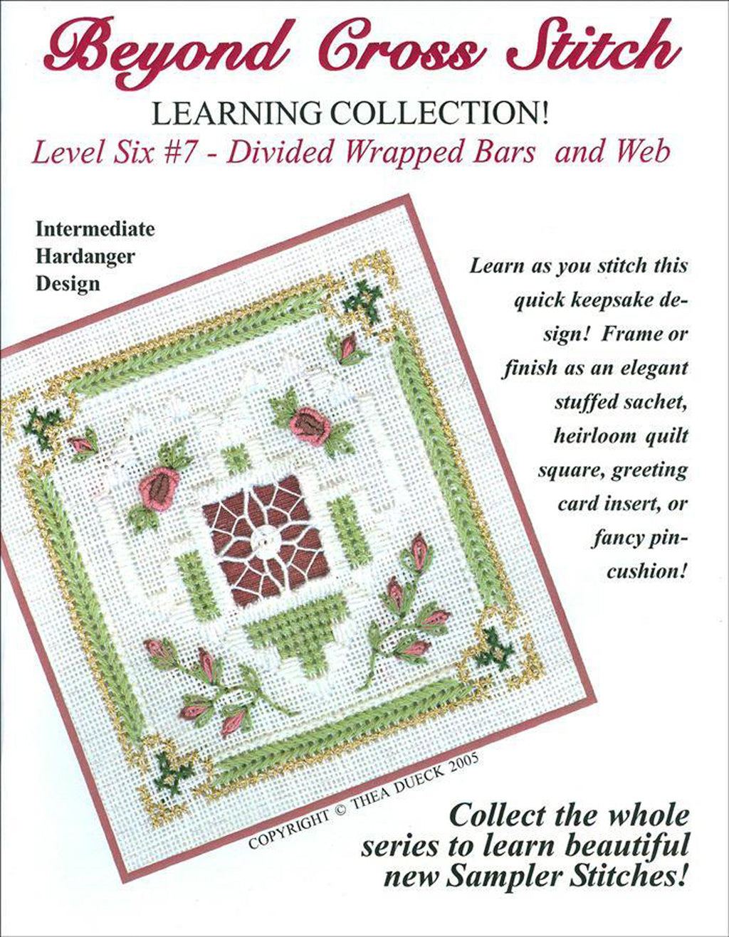 BCS 6-07 Lavender Roses - Beyond Cross Stitch (BCS) Learning Series ...