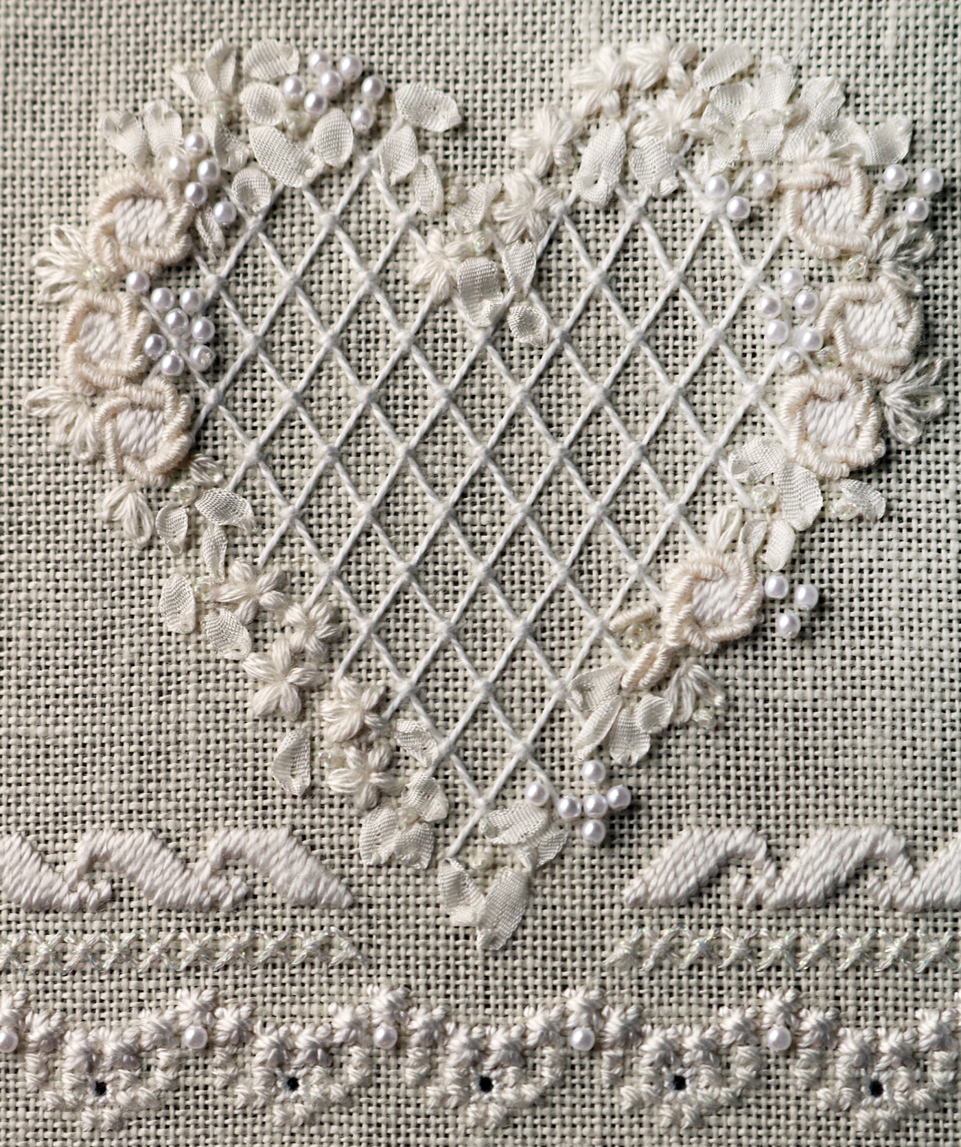 Heirloom Wedding Sampler - Embroidery and Cross Stitch Pattern - PDF D ...