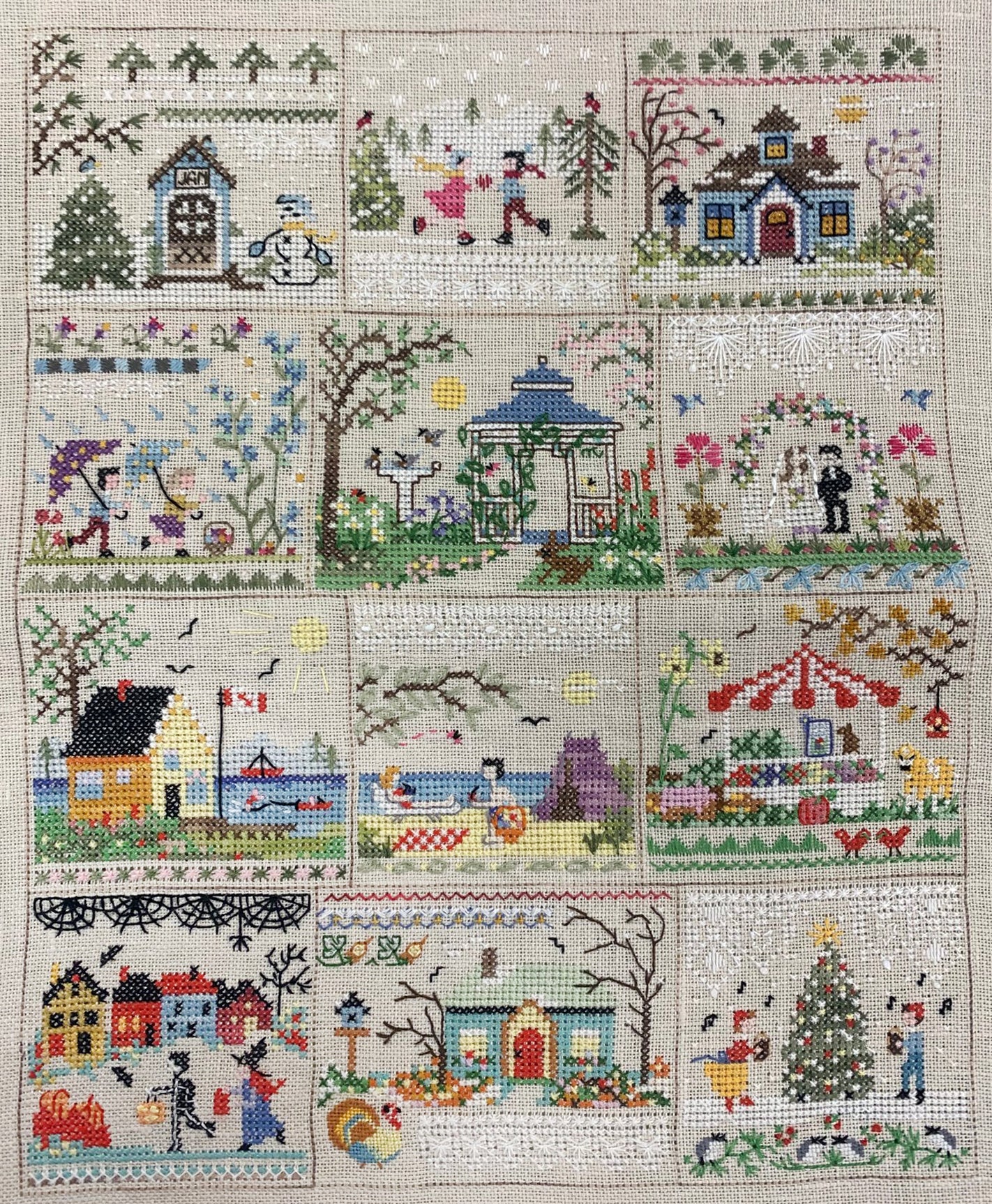 A Year In Stitches Sampler - Creative Collection - Embroidery and Cros ...